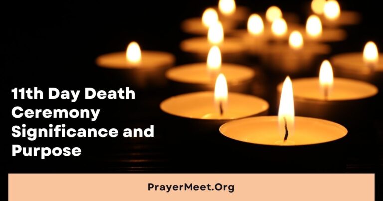 Death 11th Day Ceremony - Prayer Meet